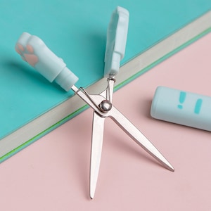 Scissors, Cat Paw Scissors, Cute, Kawaii, Stainless Steel, Paper ...