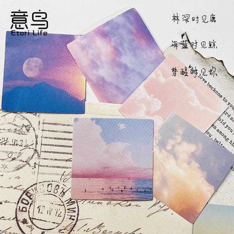 46pcs Cloud Stickers Sky Cute Stickers Journal Sticker - Etsy