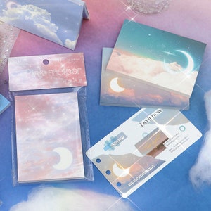 80sheets, Moon Notepad, Starry Sky Galaxy, Clouds, Star Schedule Notes ...