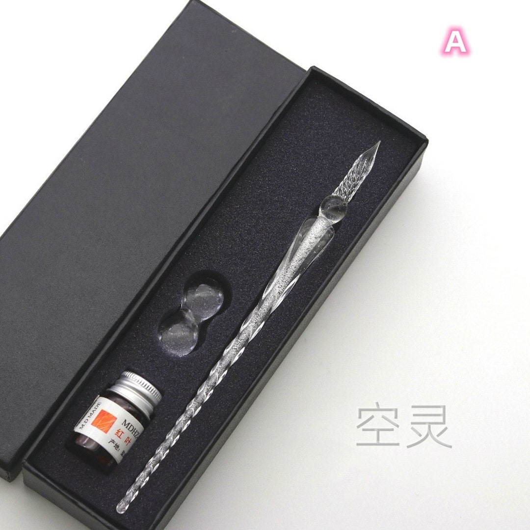Glass Calligraphy Pen Set, Glass Pen Gift Box Set, Gift for Friend ...