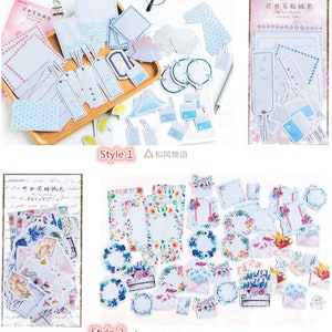 45pcs, Written Stickers, Flowers, Vintage, Big Stickers, Cute Stickers ...