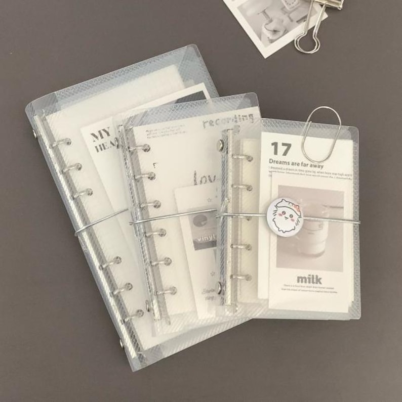 M5 A7 A6 Planner Binder, Planner Cover, Refillable Planner, Travel ...