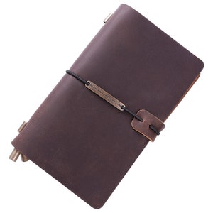 Traveler's Notebook Cover, Standard Size, Leather Journals, TN Cover ...