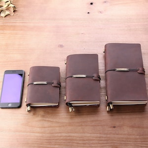 Traveler's Notebook Cover, Standard Size, Leather Journals, TN Cover ...