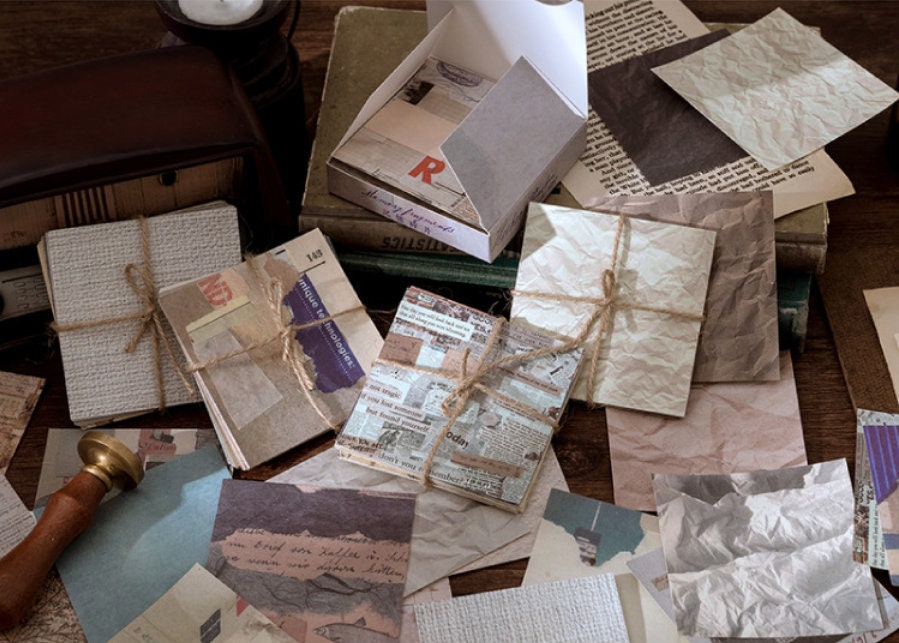 100pcs Junk Journal Paper Vintage Pages Junk Journal Kit - Etsy