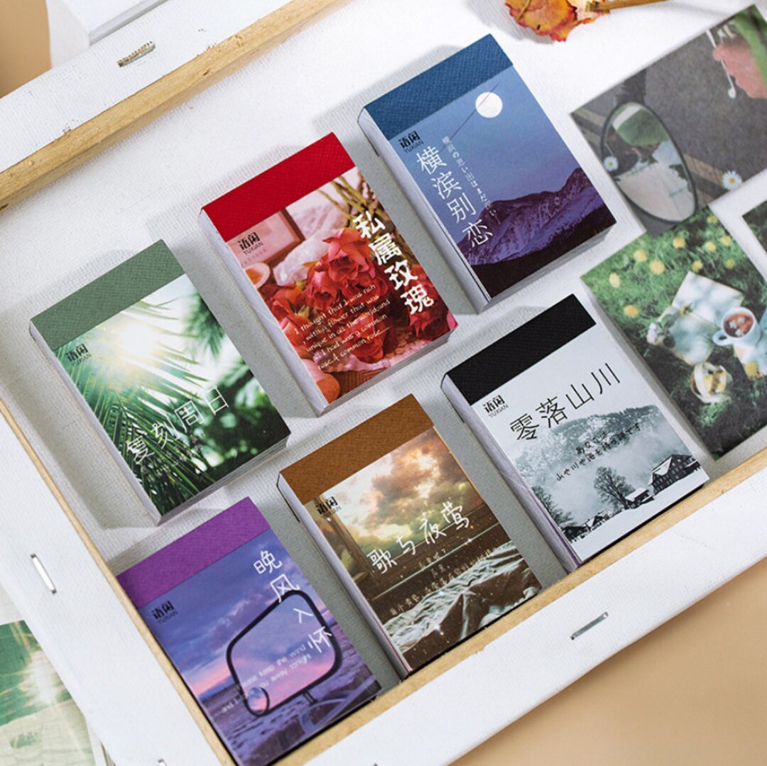 50pcs, Beautiful Scenery Stickers, Plant Stickers, Flowers Stickers ...