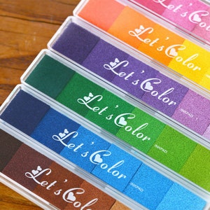 Ink Pad Colorful Inkpad Stamp Ink Pad Rainbow Ink Pad | Etsy