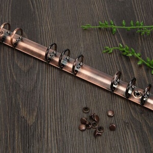 A4 A5 B5 A7 Planner Binder Ring, Metal, 6 Ring Binder, Refillable ...