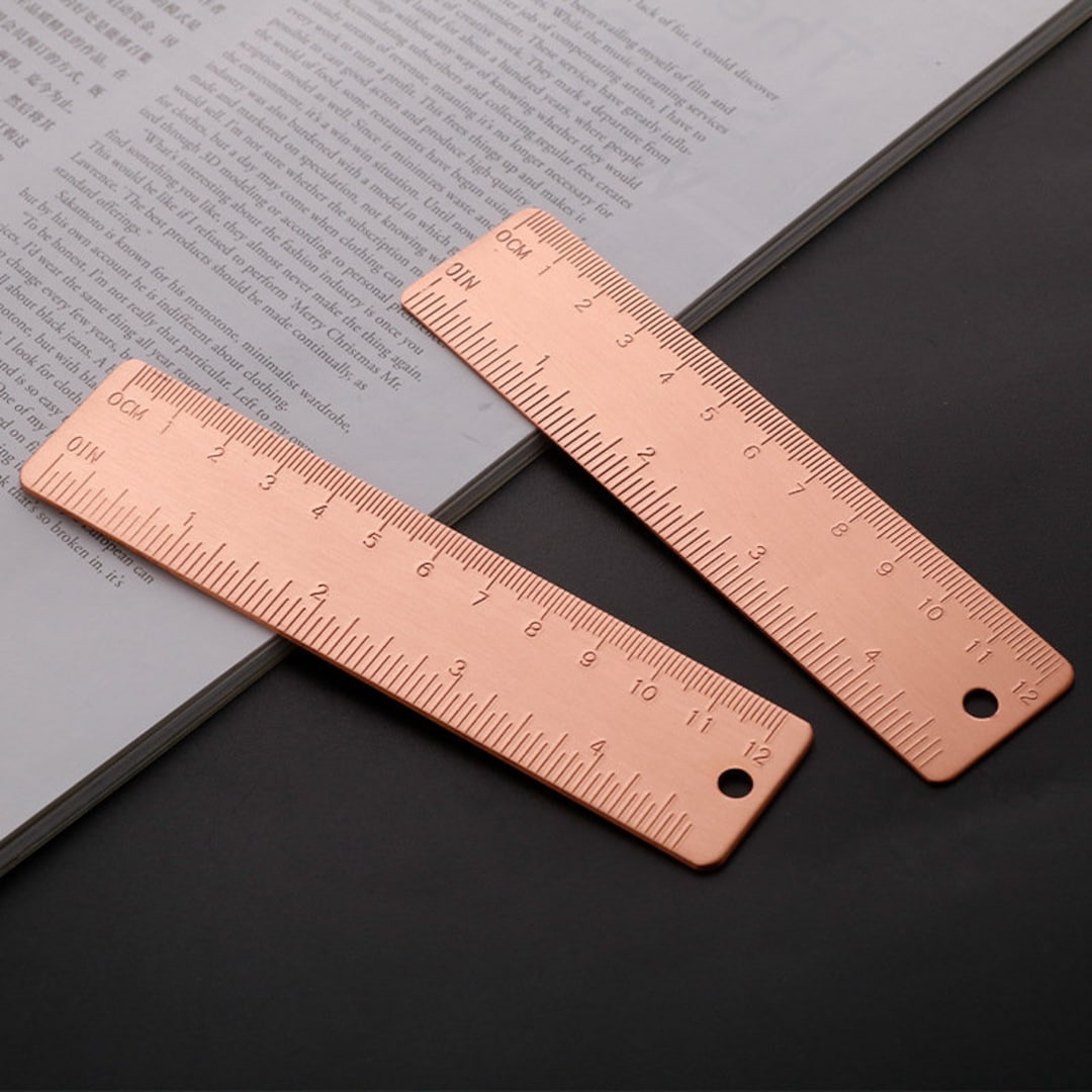 Brass Ruler, Metal Ruler, Back to School Supplies, School Supplies ...