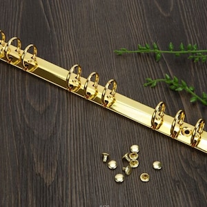 A4 A5 B5 A7 Planner Binder Ring, Metal, 6 Ring Binder, Refillable ...