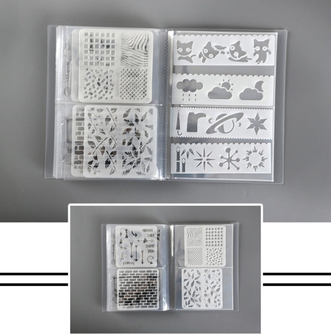 Sticker Storage Book Clear Stamp Storage Storage Album | Etsy