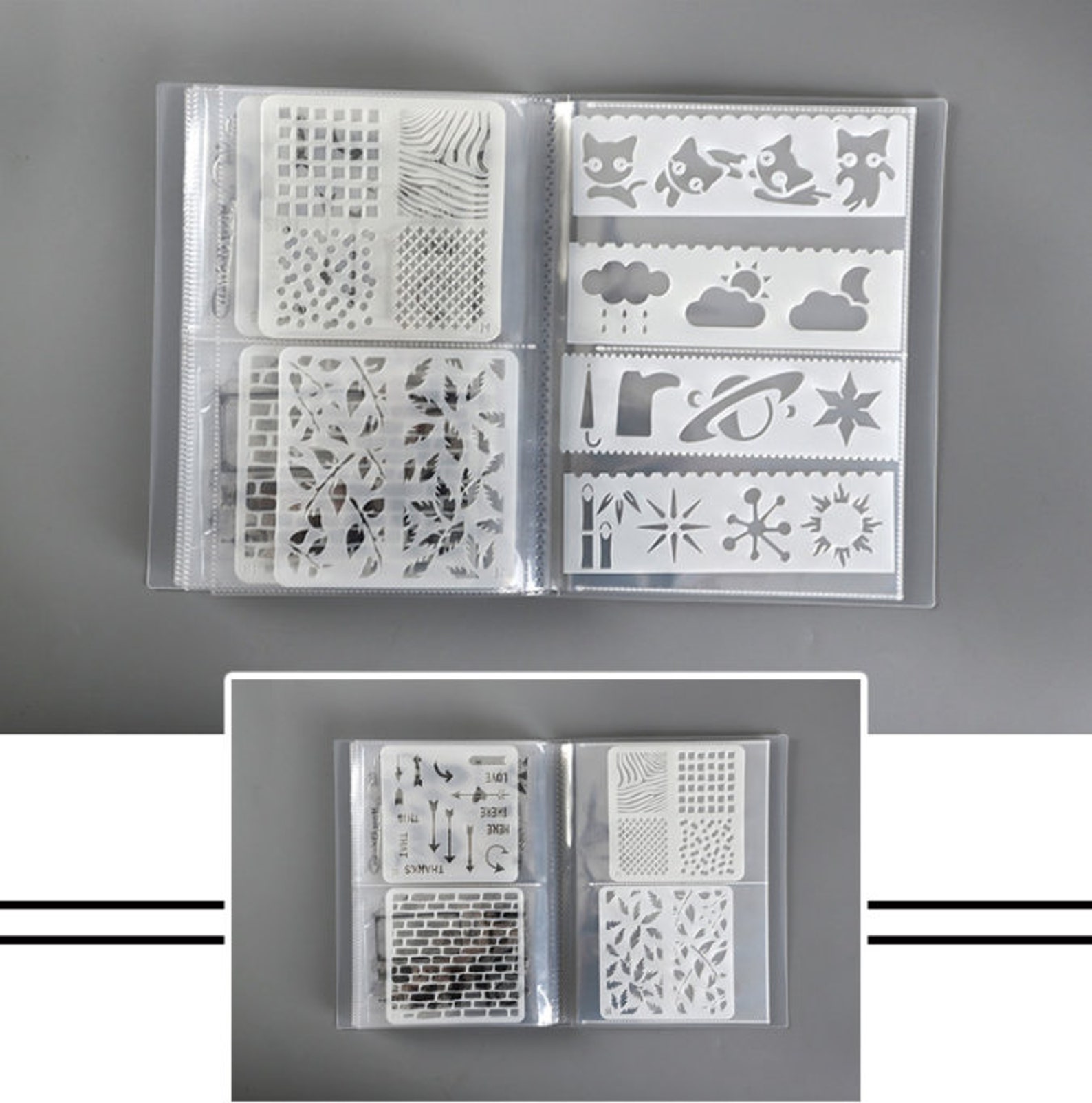 Sticker Storage Book Clear Stamp Storage Storage Album | Etsy