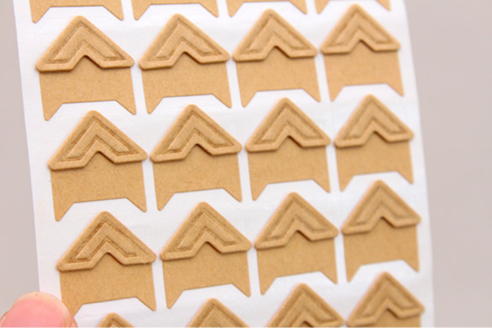 5 Sheets, Photo Corners Stickers, Kraft Photo Corners, Adhesive Photo ...