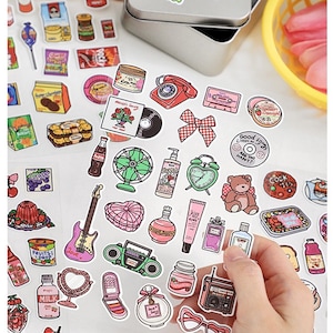 Food Sticker Life Stickers Cute Stickers Card - Etsy