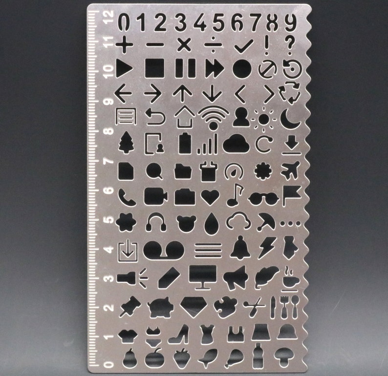 Planer Schablone Bullet Journal Schablone Metall Schablone - Etsy.de