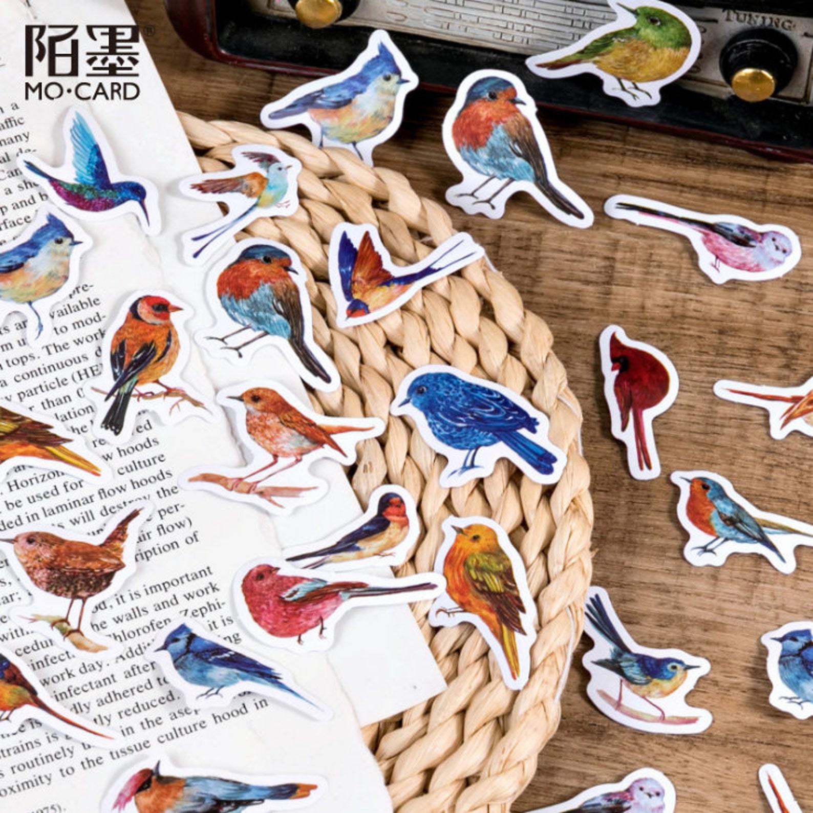 46pcs Birds Stickers Animal Stickers sticker flakes | Etsy