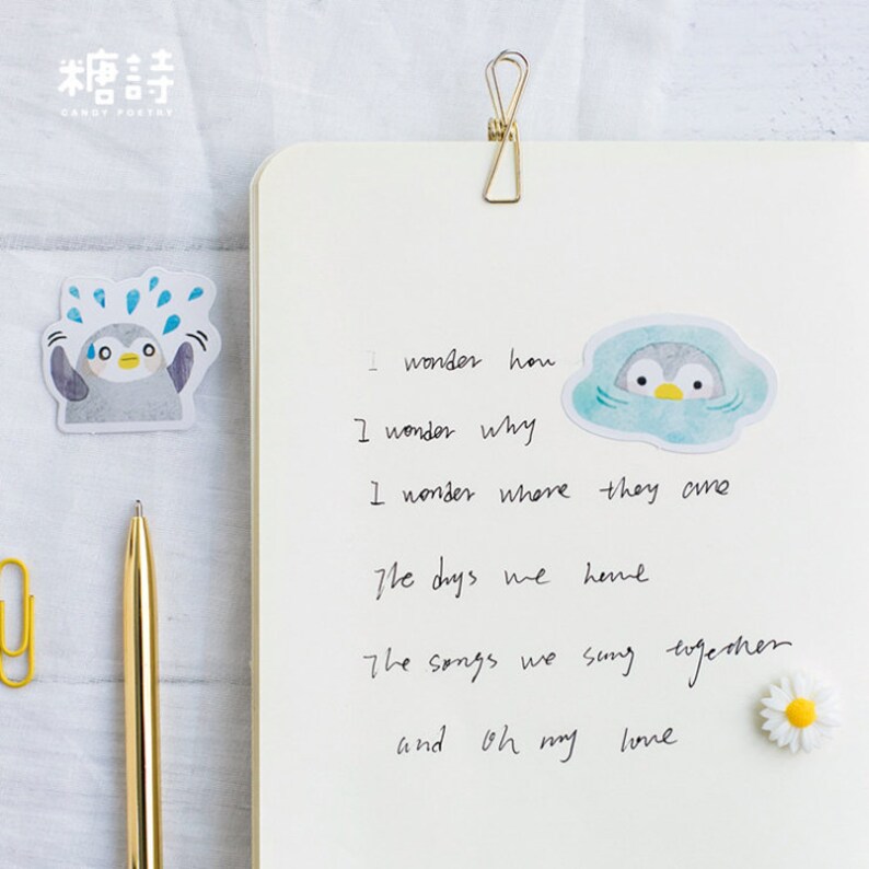 45pcs Penguin Stickers Animal Stickers Sticker Flakes - Etsy