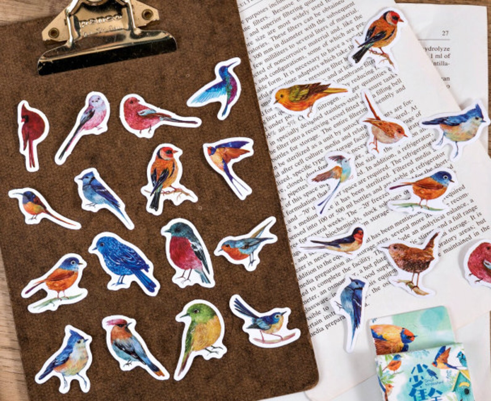 46pcs Birds Stickers Animal Stickers sticker flakes | Etsy