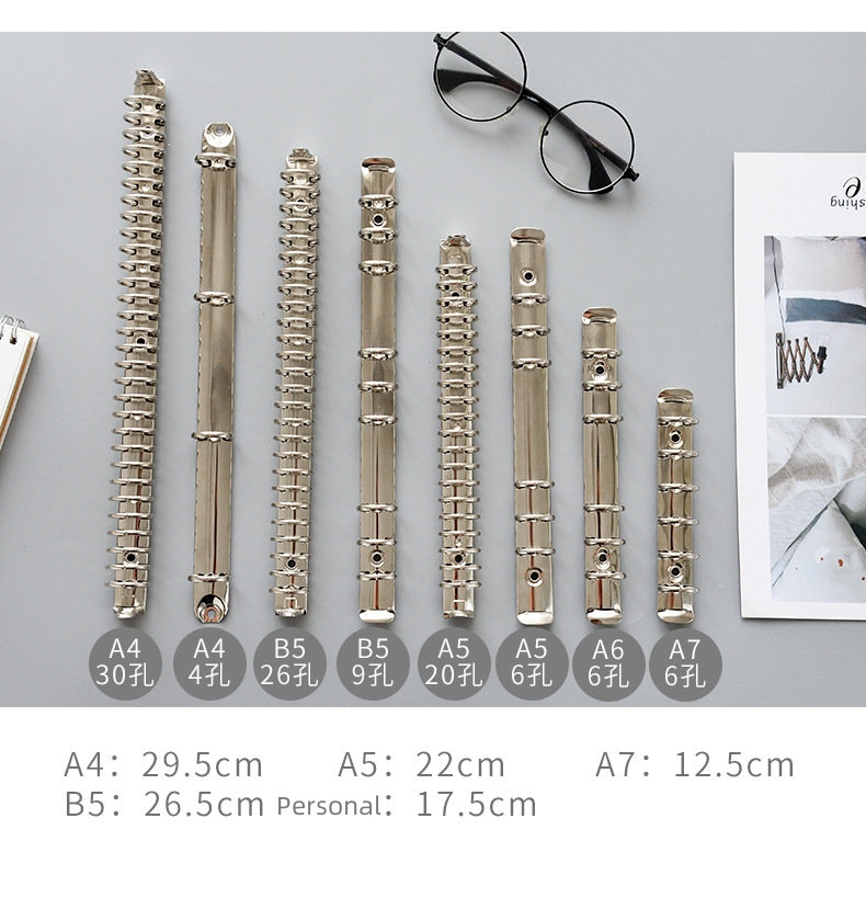 A4 A5 B5 A7 Planner Binder Ring Personal Size Metal 6 Ring - Etsy UK