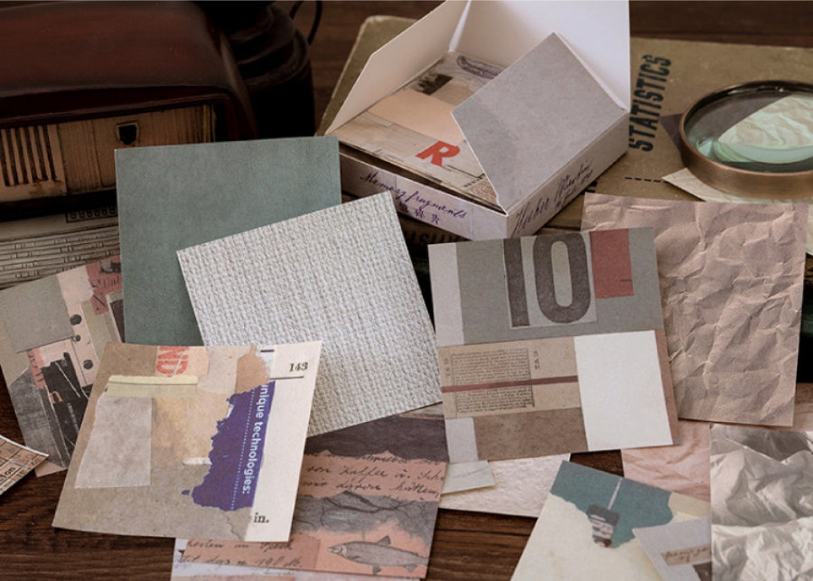 100pcs Junk Journal Paper Vintage Pages Junk Journal Kit - Etsy