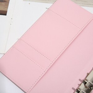 Personal Planner Binder, Cute Pink, Planner Cover, 6 Ring Binder, Back ...