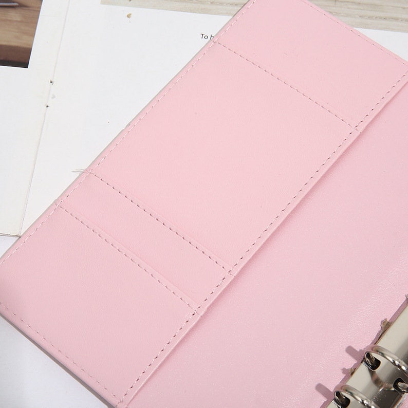 Personal Planner Binder Cute Pink Planner Cover 6 Ring - Etsy