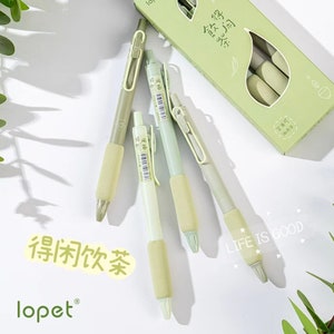 4pcs/set, Gel Pen, School Supplies, Retractable, Stationary, 0.5mm ...
