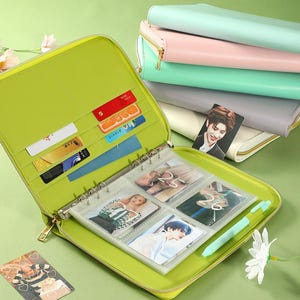 A5 Planner Binder, Planner Cover, Zipper Binder, PU Binder, 6 Ring ...