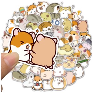 50pcs, Hamster Stickers, Animal Stickers, Waterproof Sticker, Cute ...