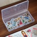 Sticker Storage Box, Desk Storage, Plastic Storage Box, Bead Container ...