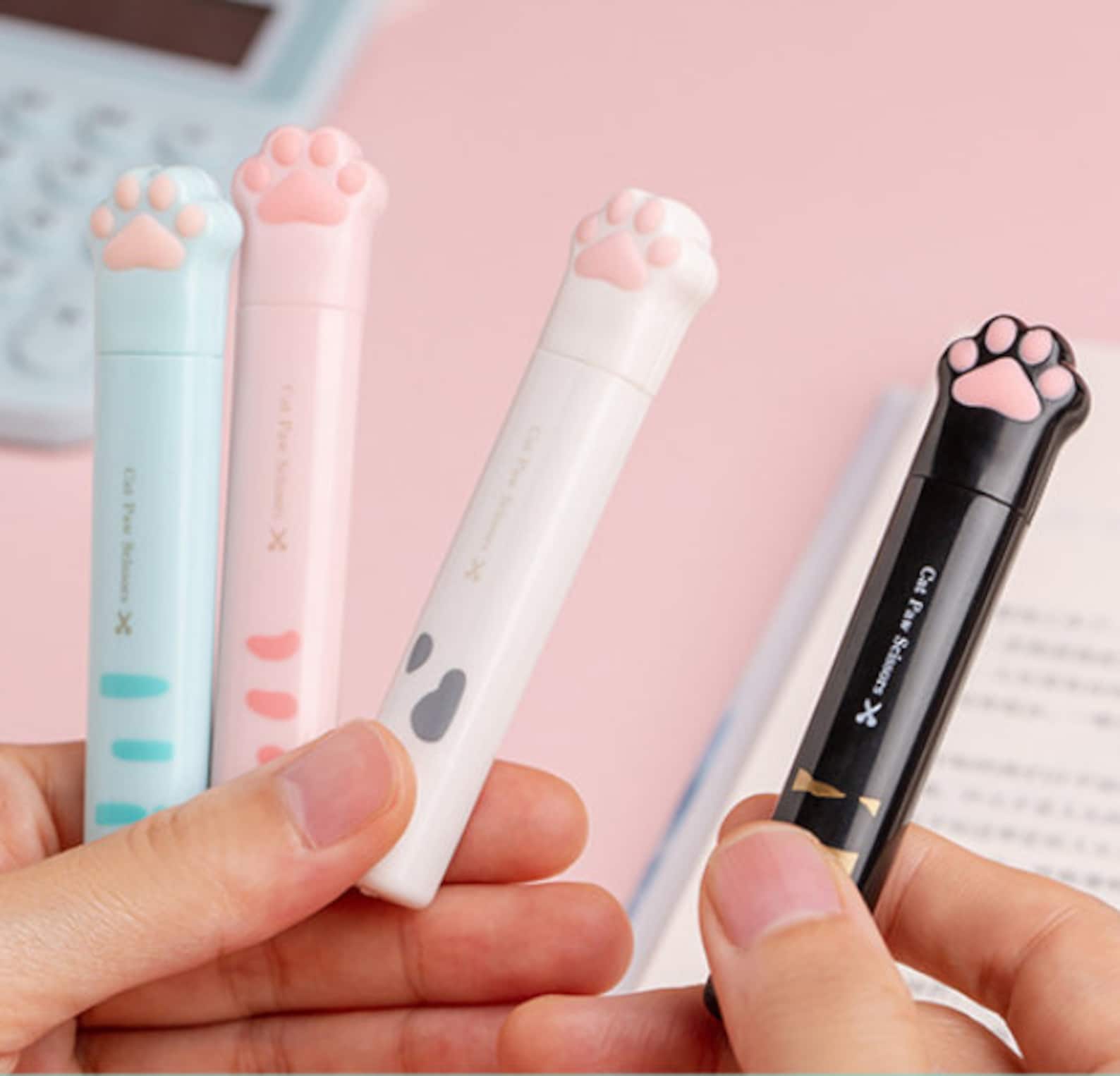 Scissors Cat Paw Scissors Cute Kawaii Stainless Steel - Etsy