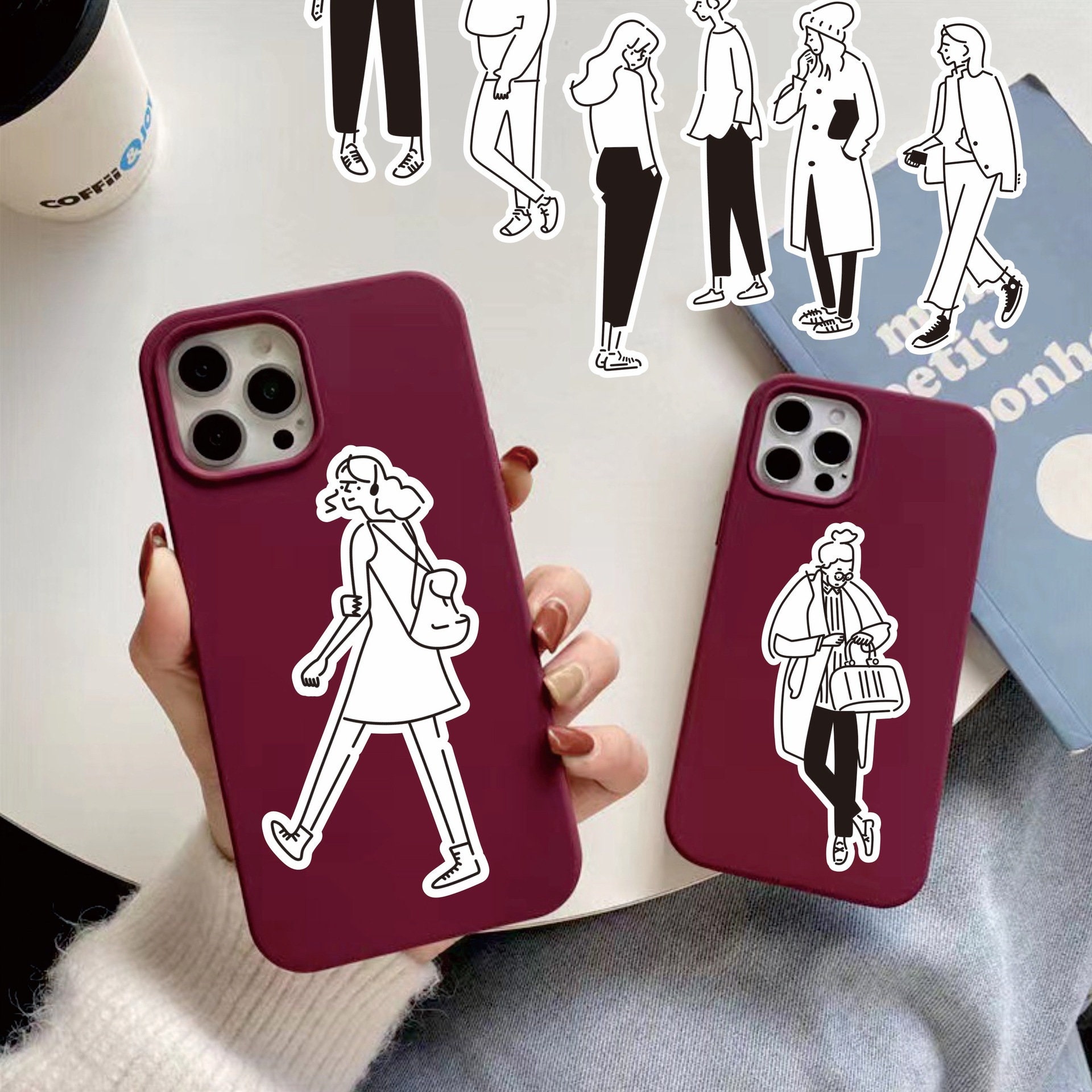 63pcs Girl Stickers Cute Girl Sticker Sweet Girl Sticker | Etsy