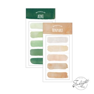 Watercolor Sticky Notes Colorful Planner Memo to Do Sticky - Etsy