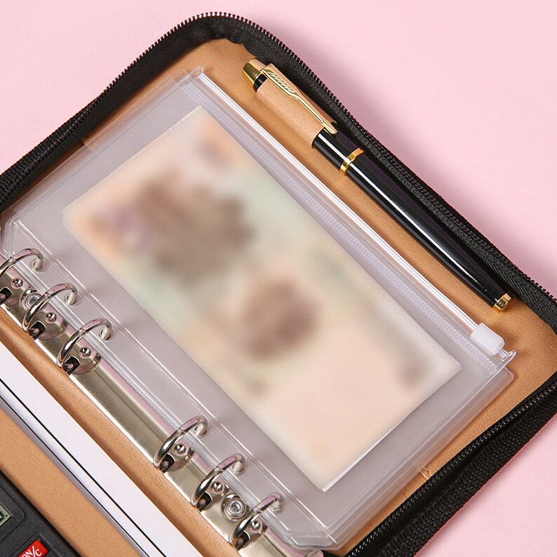 Personal Planner Binder Pink Planner Cover Zipper Binder 6 - Etsy