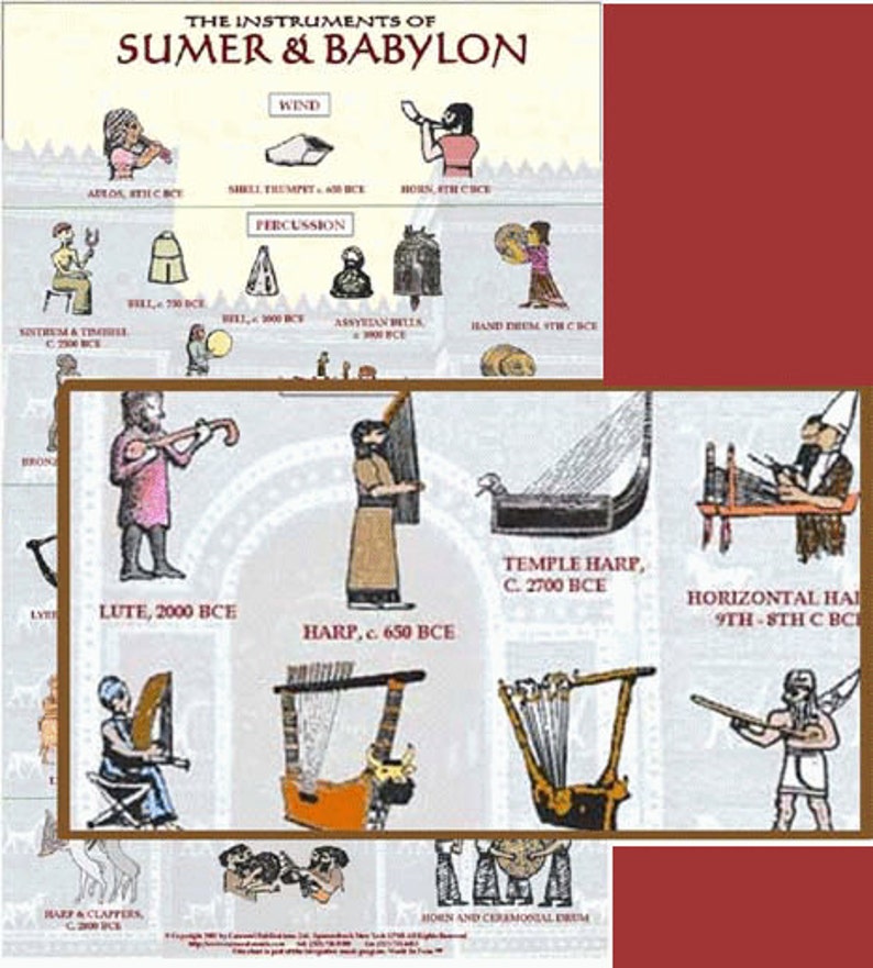 Instruments From Mesopotamia: Sumer Babylon - Etsy