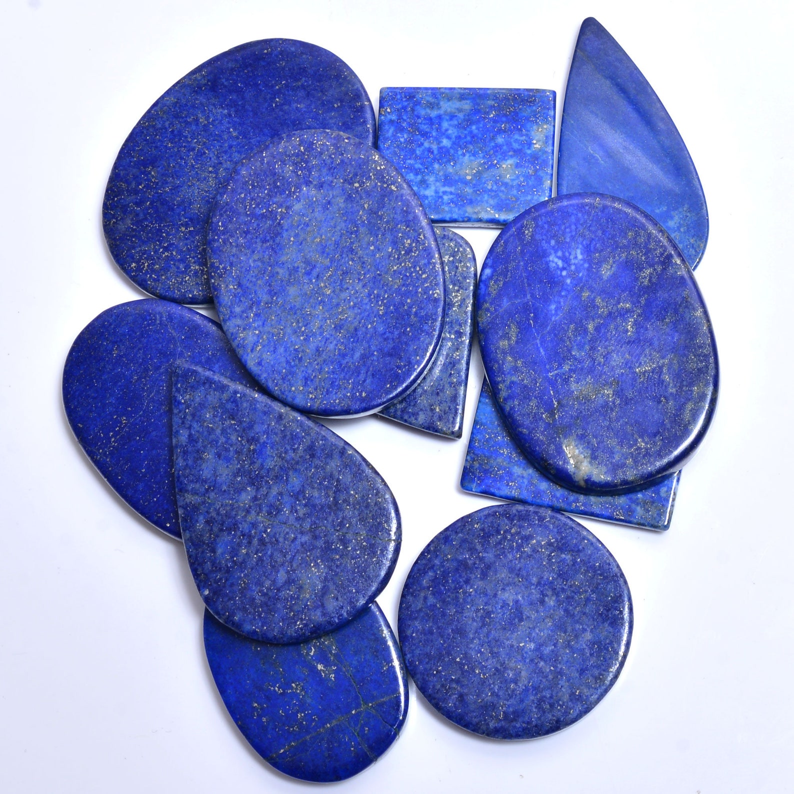 11 Pieces Lapis, 100% Untreated Natural Gold Pyrite Lapis Lazuli Mix ...