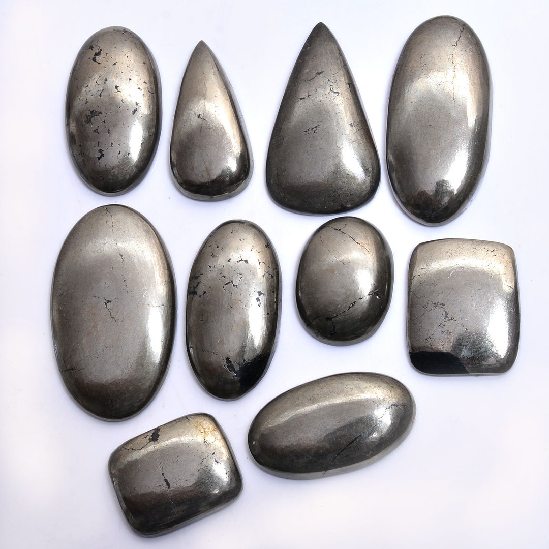 10 Pieces Apache Gold, Natural Finest Quality Apache Gold Mix Cabochon ...