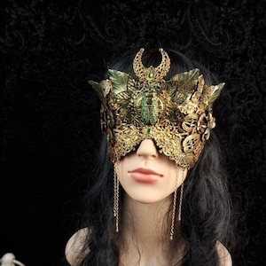 Blind Mask " King & Queen " , Gothic Crown, Gothic Headpiece, Religious ...