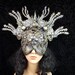 Wings Headpiece and Blind Mask, Gothic Crown, Gothic Headpiece ...