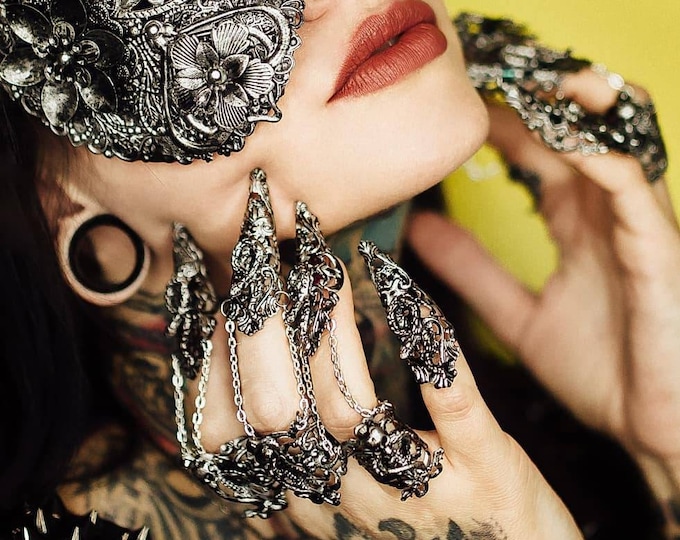 Ready to Ship / Medusa Snake Finger Armor, Medusa Finger Claws,metal ...
