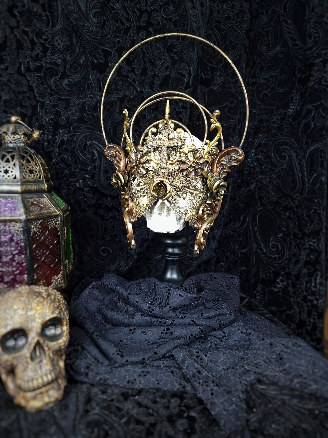 Made to Order/holy Warrior Blind Mask, Face Frame, Angel, Fantasy ...