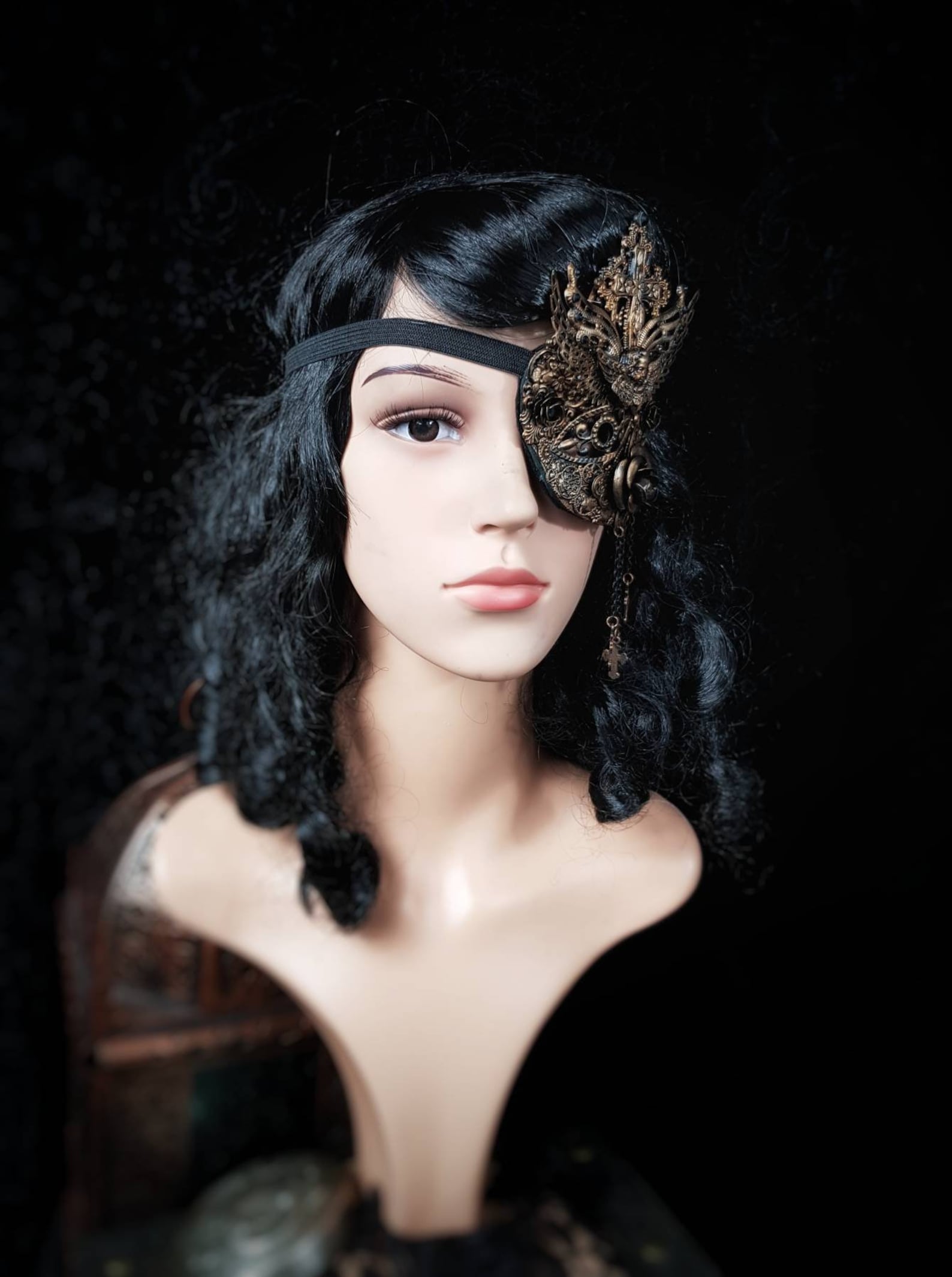 Tudor Eye Patch princess of Eboli Blind Mask | Etsy