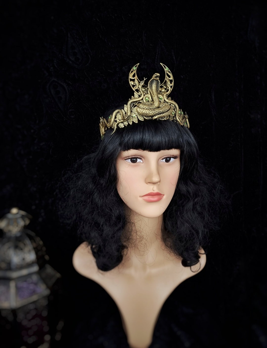 Made to Order / Medusa Cleopatra Crown, Cobra, Snake, Cosplay, Larp ...