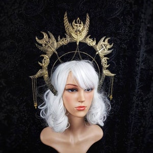 Halo "isis" Halo Headband, Medusa Costume, Ankh, Cleopatra Crown ...