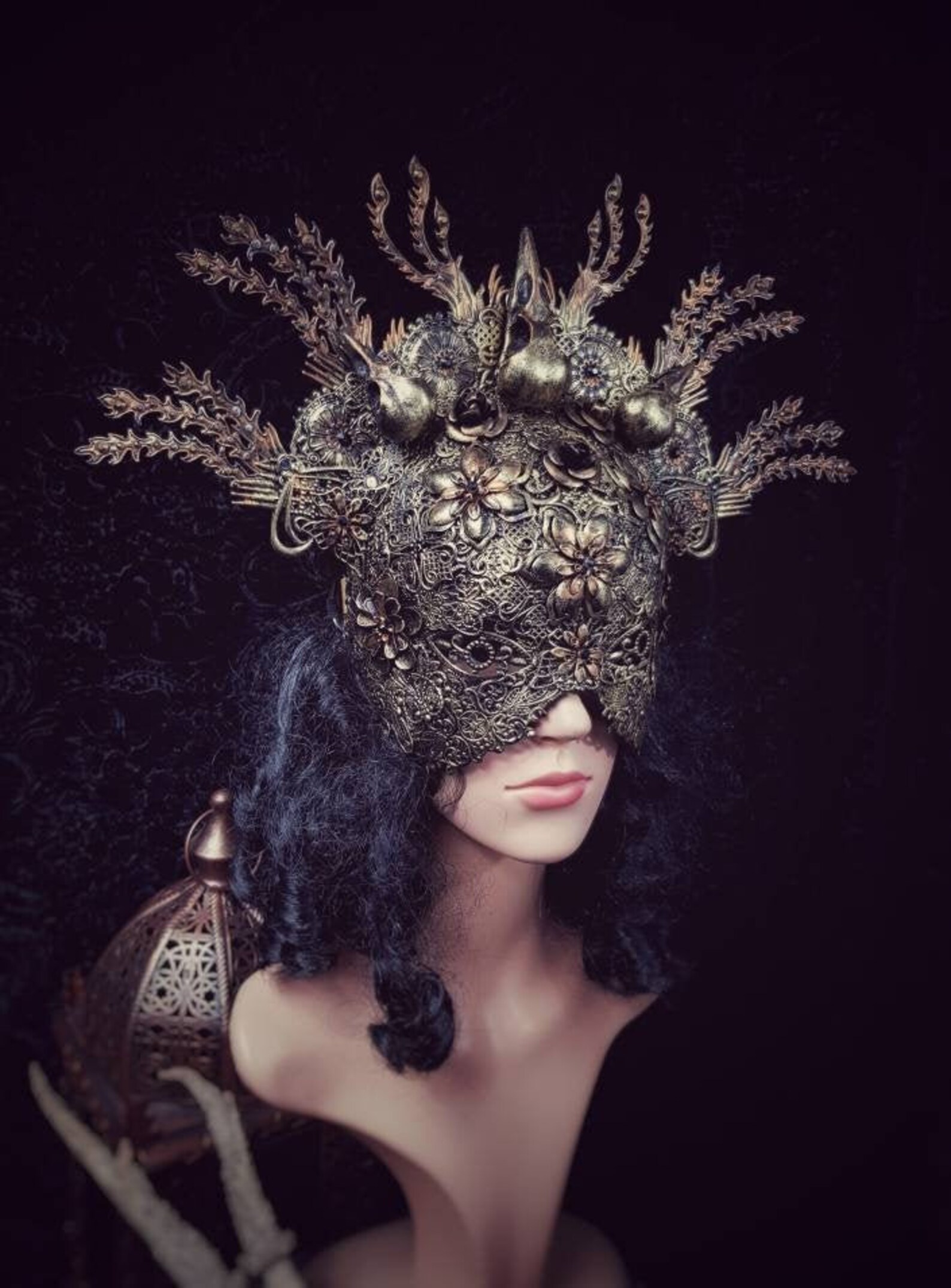 Blind Mask Headpiece the Rise of the Phoenix Ii., Gothic Headpiece ...