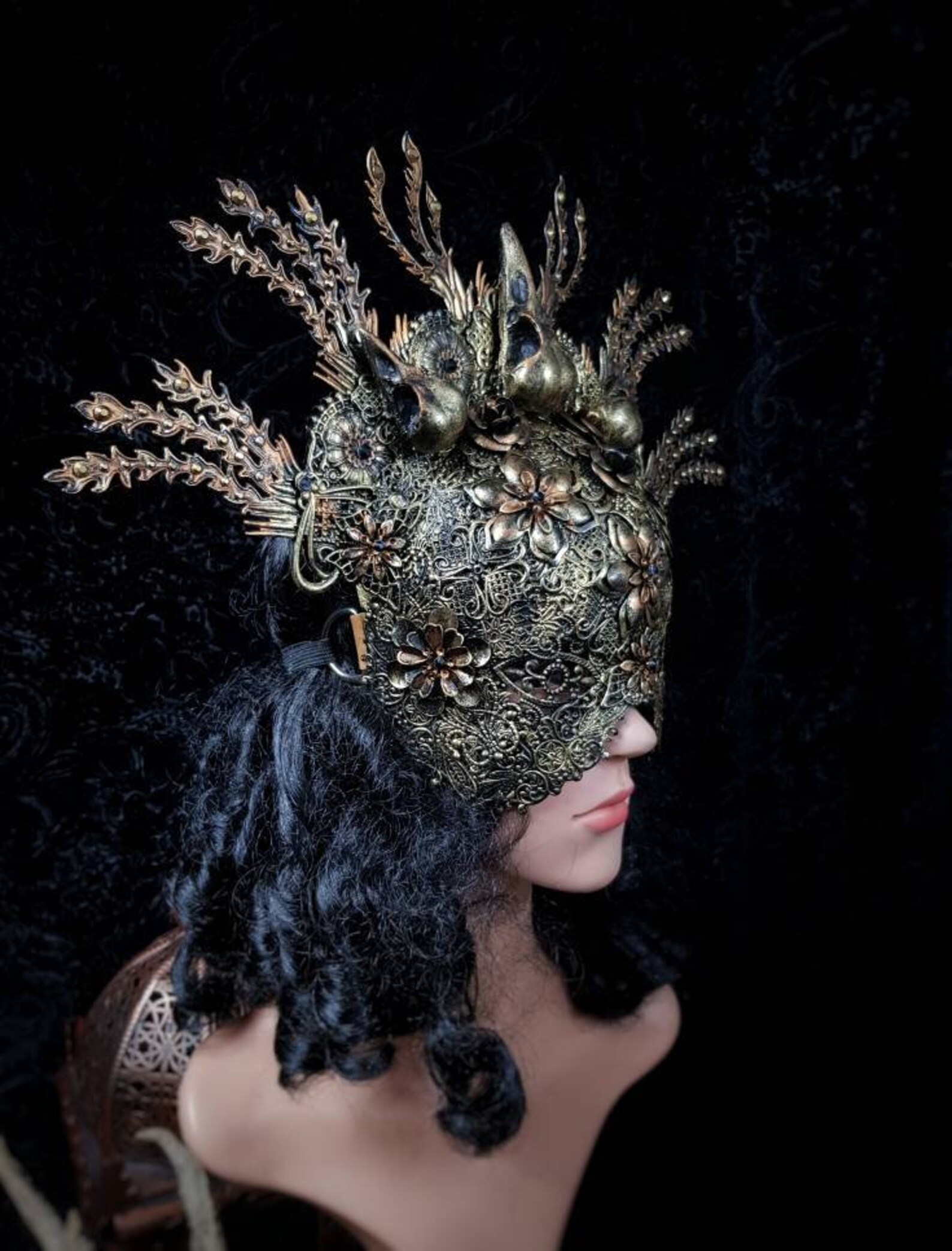 Blind Mask Headpiece the Rise of the Phoenix Ii., Gothic Headpiece ...