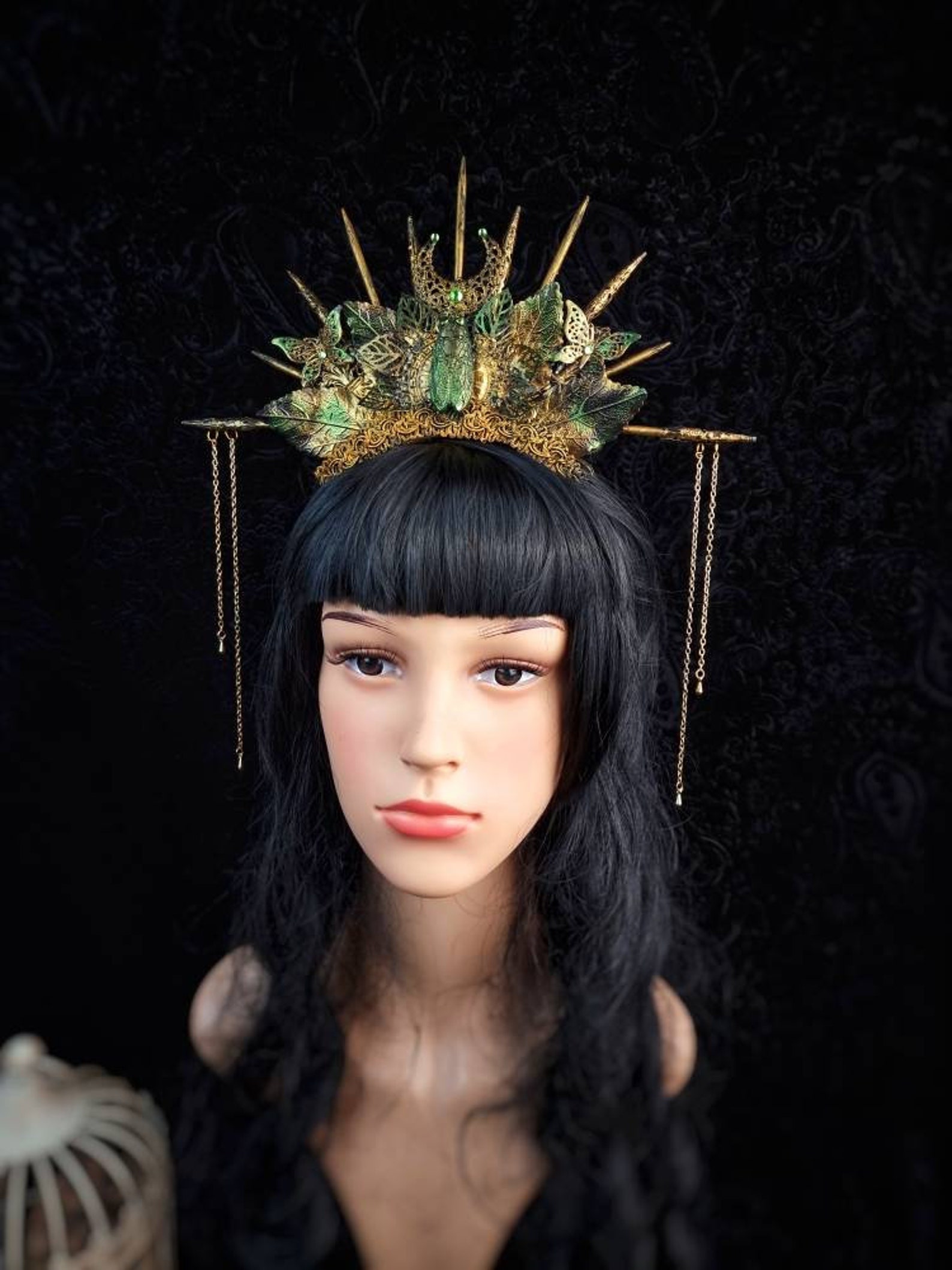 Peter Pan Crown Fairytale Larp Goth Headpiece Gothic - Etsy