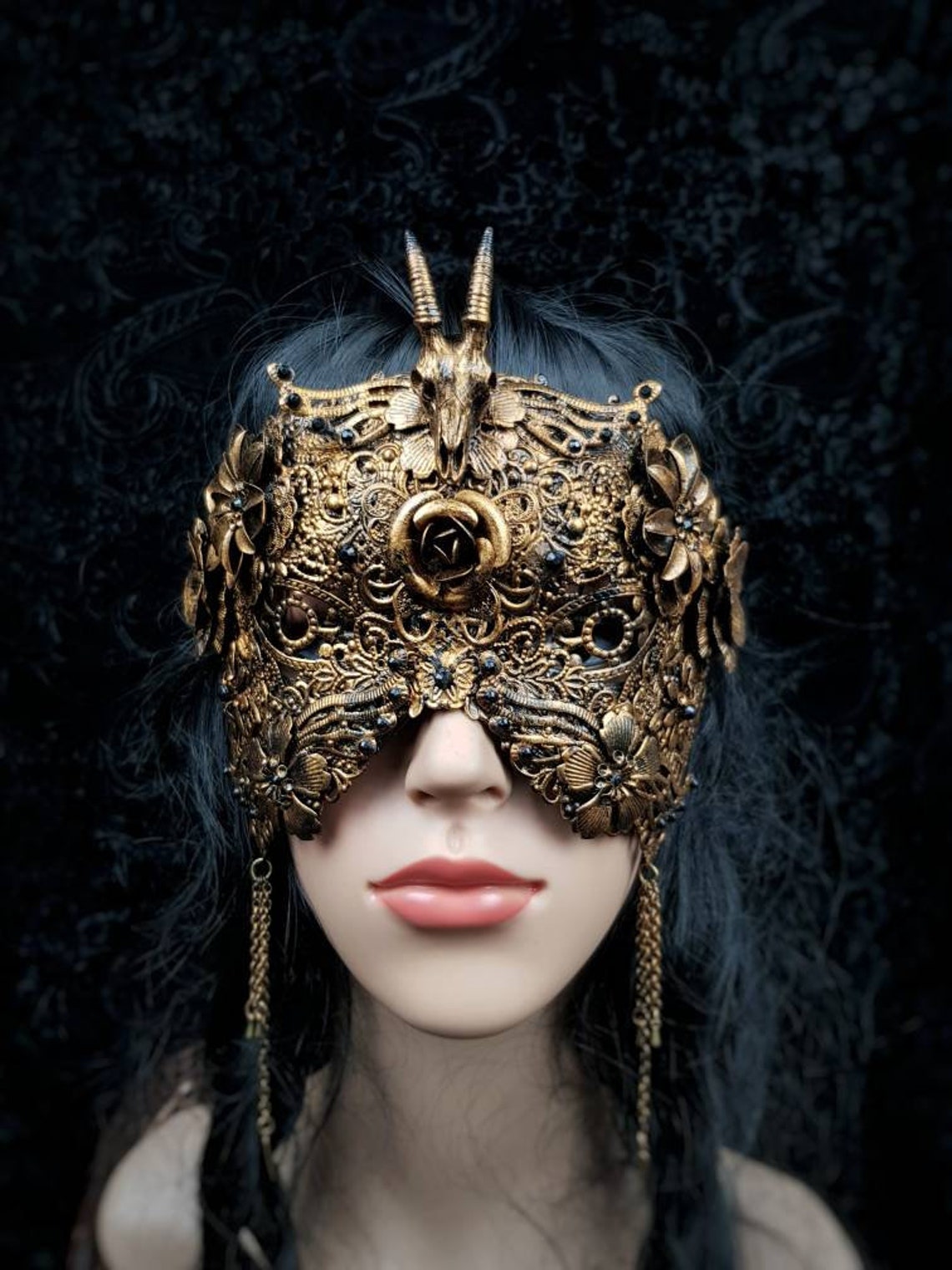 Blind Mask Antelope Pagan Cosplay Larp - Etsy