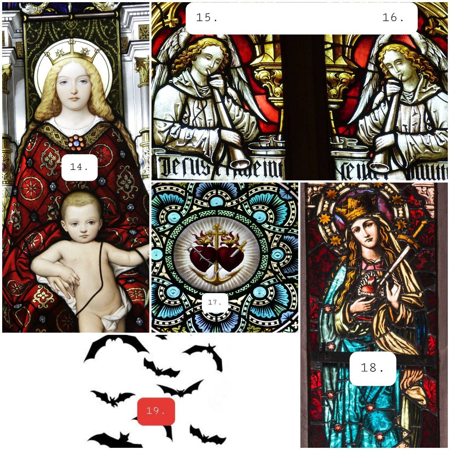 Blind mask Vampire church stained glass Cathedral gothic | Etsy