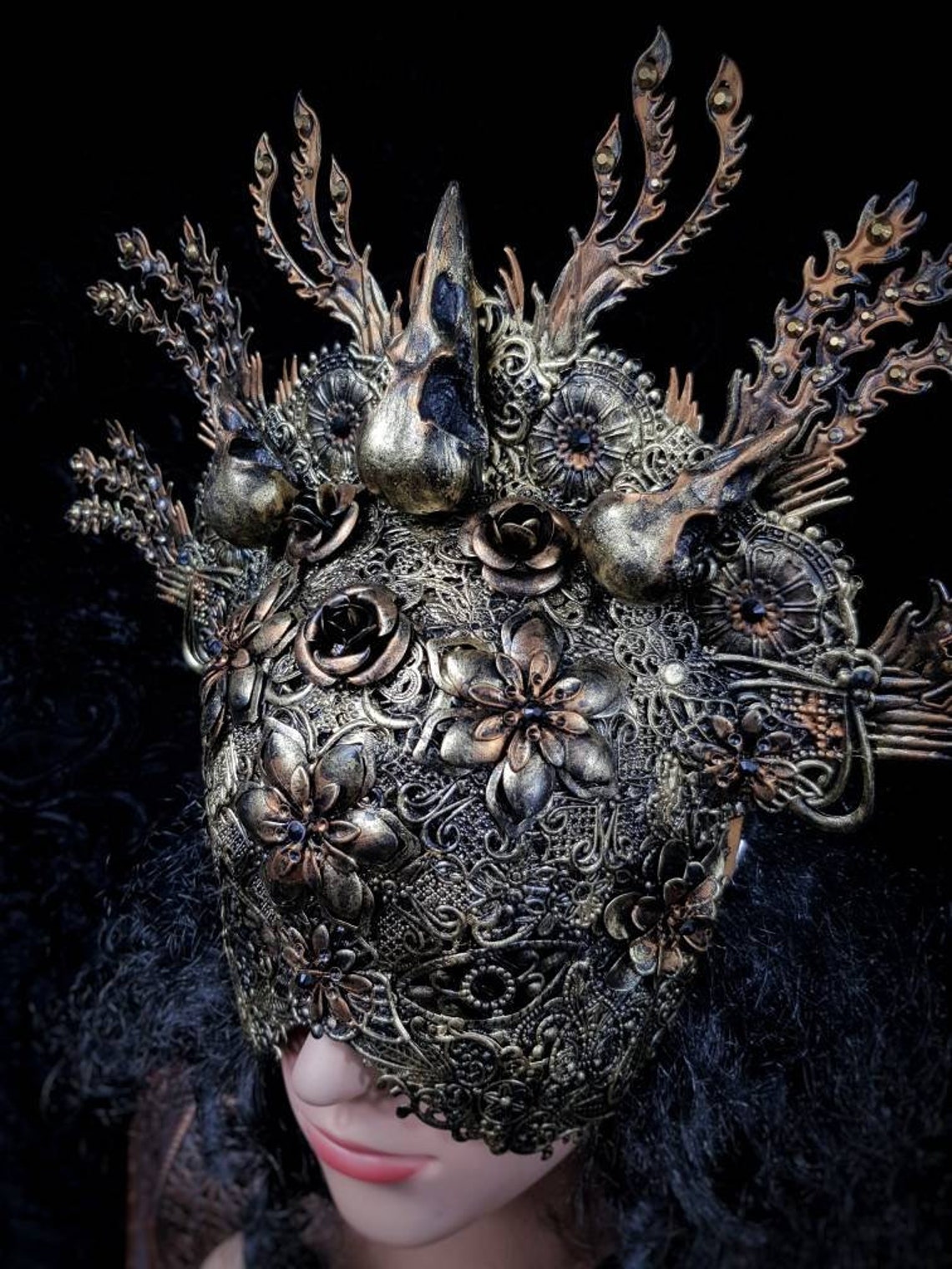 Blind Mask Headpiece the Rise of the Phoenix Ii. | Etsy